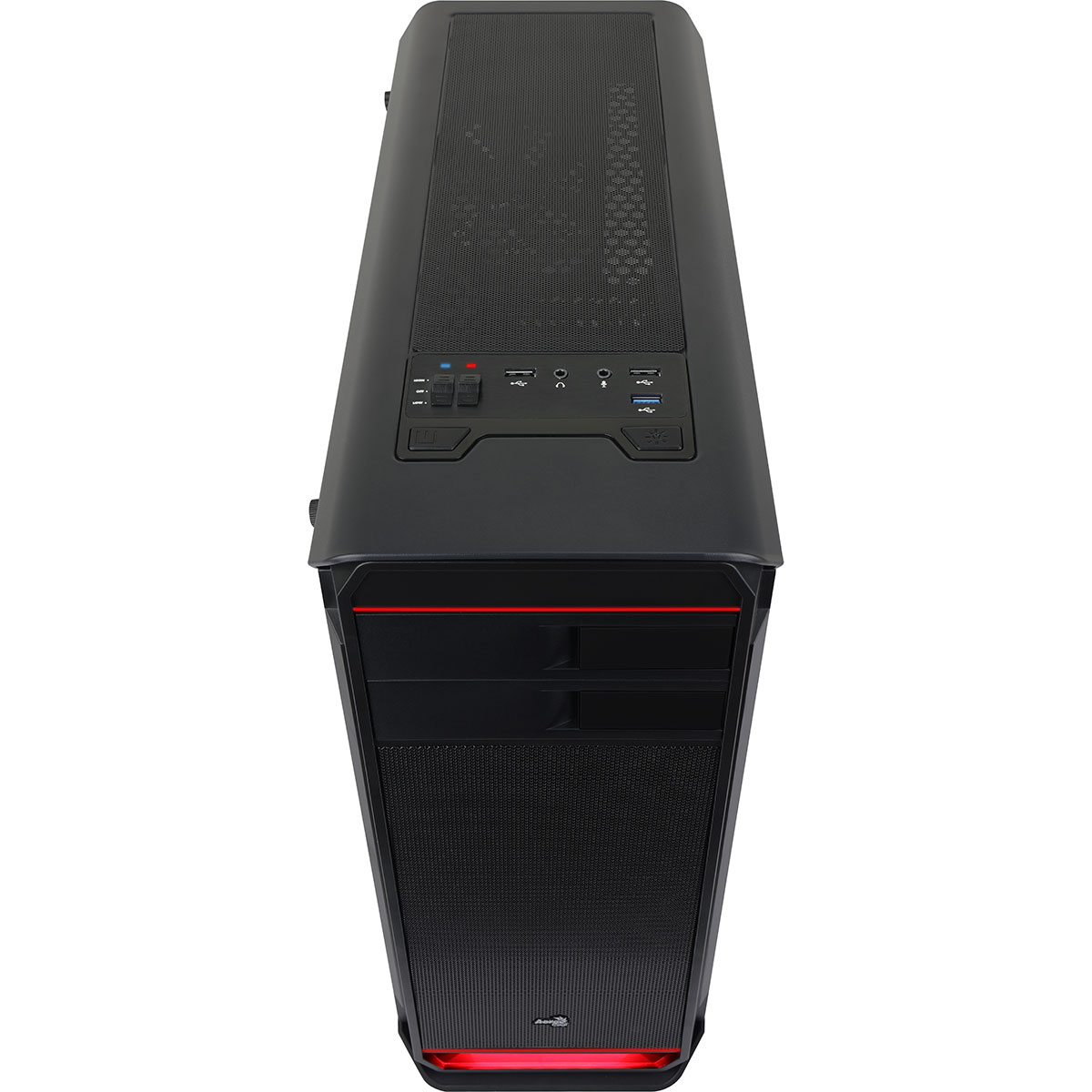 Aerocool Aero 500 Black RGB Mid-Tower Gaming Case With Window (Black ...