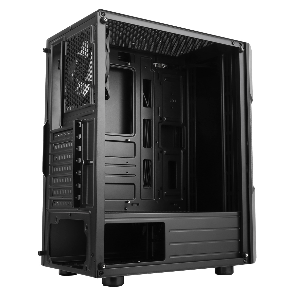 CiT Pyro Gaming Case ARGB Front Strip 1x ARGB Fan TG Side Panel EPE ...