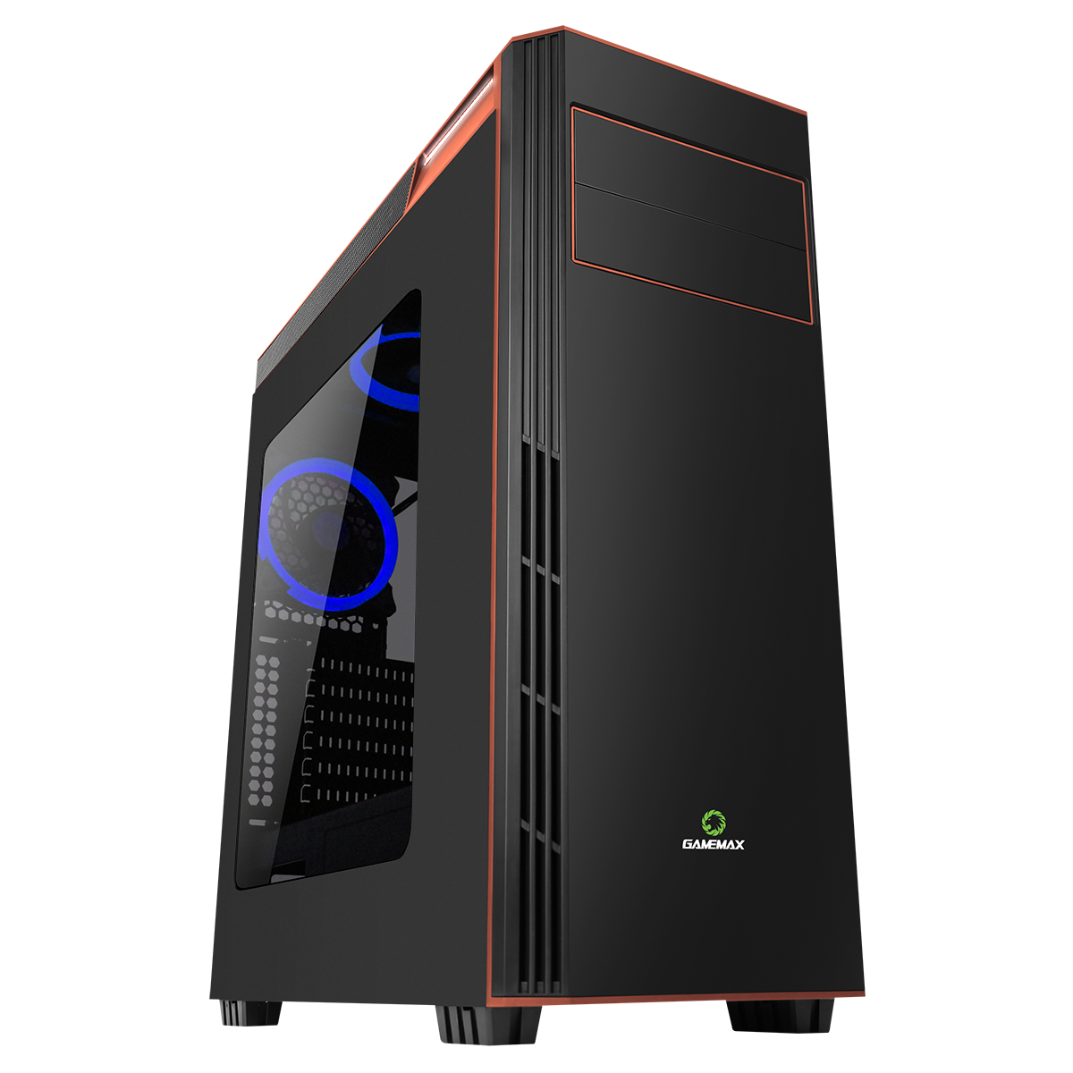 GameMax Gamboge RGB Mid-Tower Gaming Case - Cases - Large Image from A ...