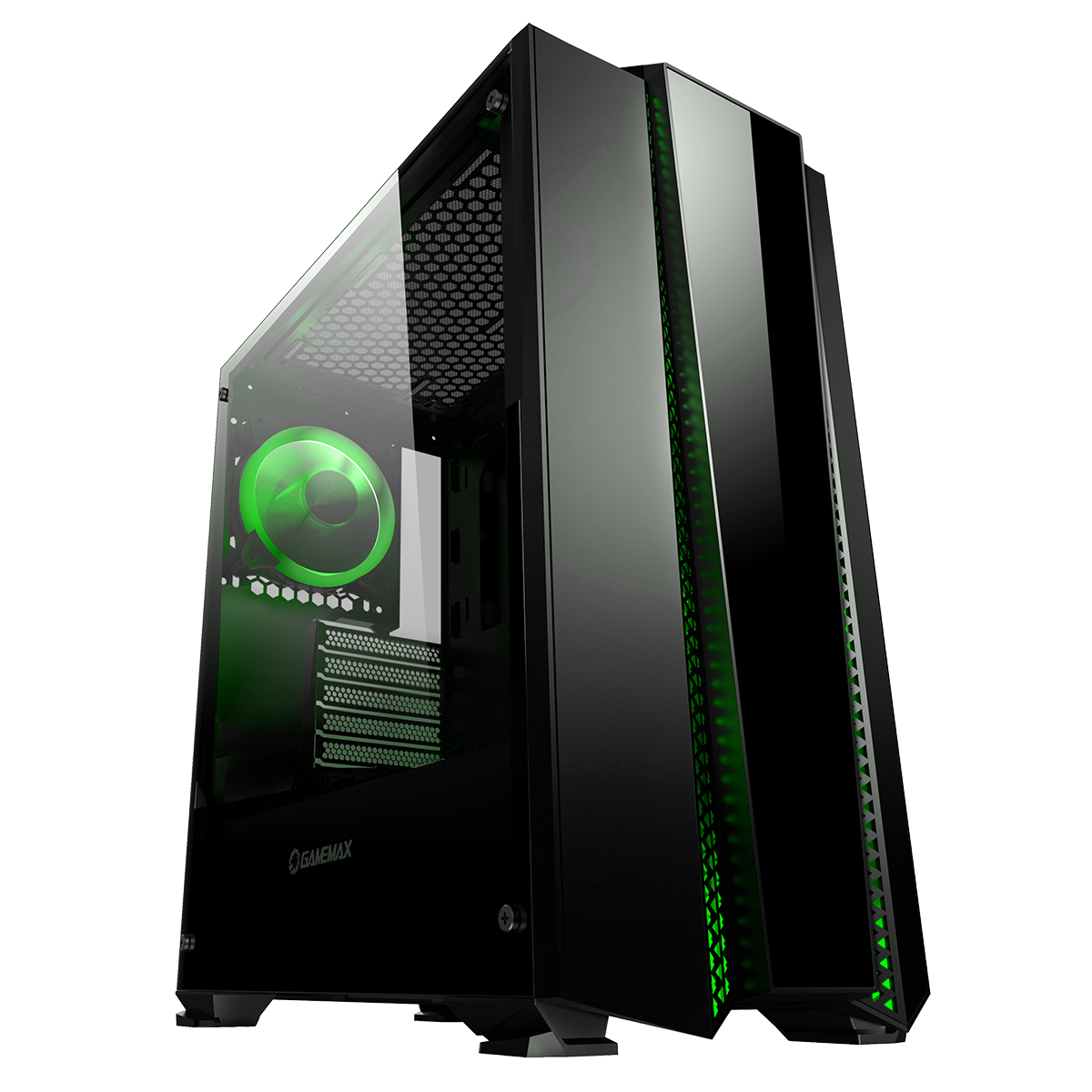 GameMax Phantom RGB Mid-Tower Tempered Glass Gaming Case - Cases ...