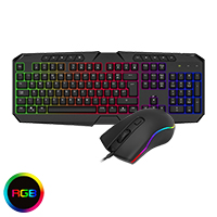 CiT Avenger Rainbow Keyboard and Mouse Kit - Keyboards - A One Distribution
